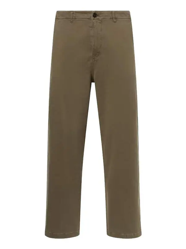 FRAME Cotton Twill Chinos - Green