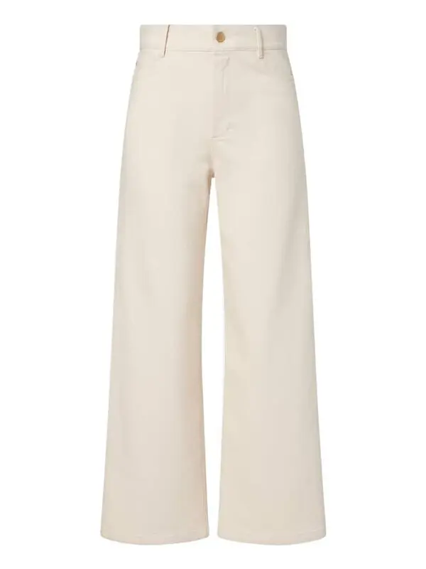 Max Mara Zarina Wide-leg Jeans - White