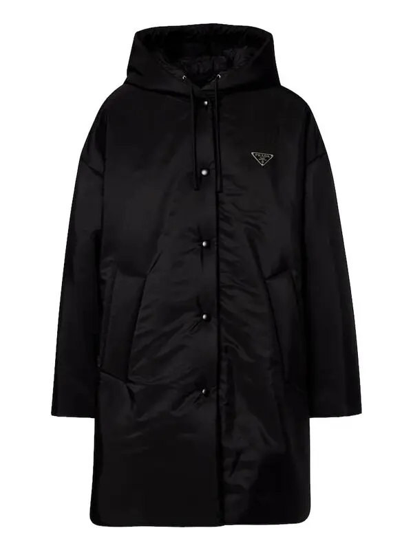 Prada Re-nylon Raincoat - Black