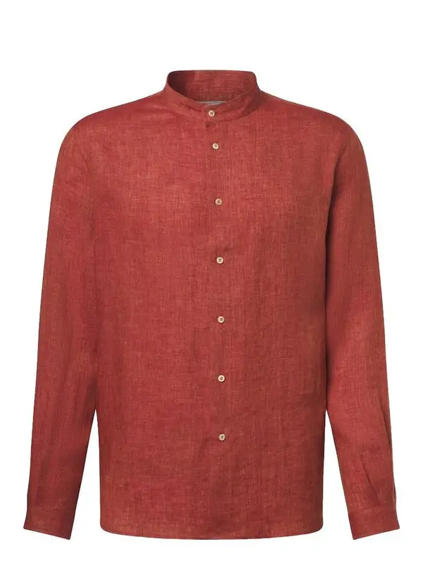 Brunello Cucinelli Linen Shirt - Red