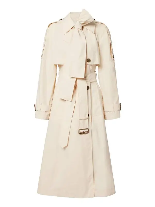 Burberry Belted Trench Coat - Beige