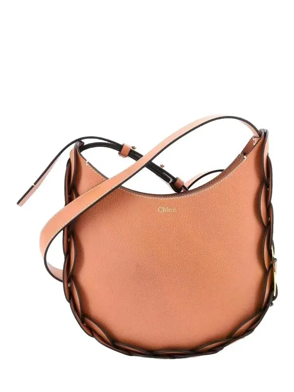 Chloé Darryl Leather Small Hobo Bag - Neutrals