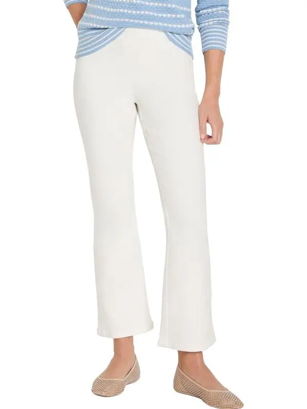NIC+ZOE Berkeley Ankle Bootcut Jeans - Paper White