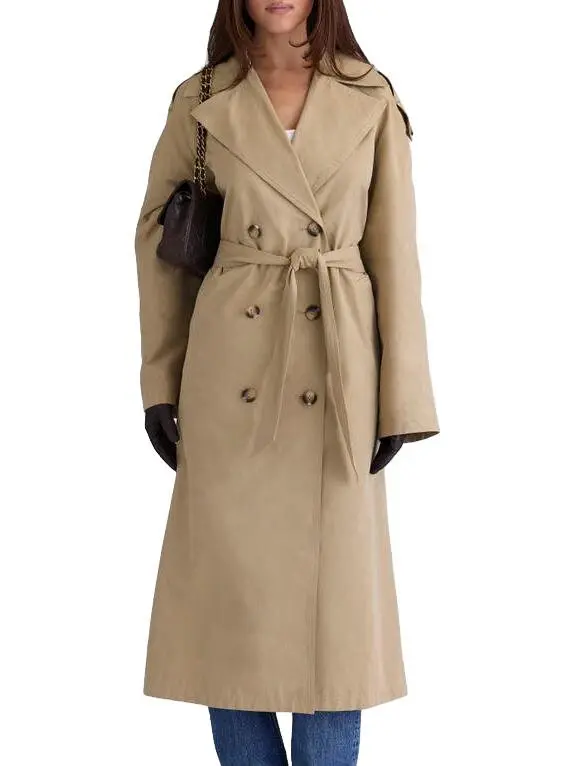 House Of Cb Marais Double-breasted Trench Coat - Brown
