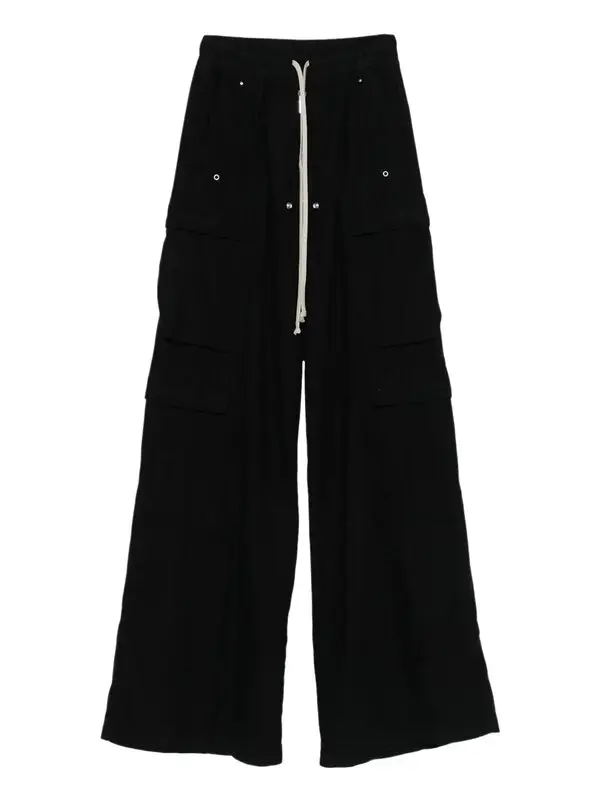 Rick Owens Double Cargo Jumbo Belas Pants - Black