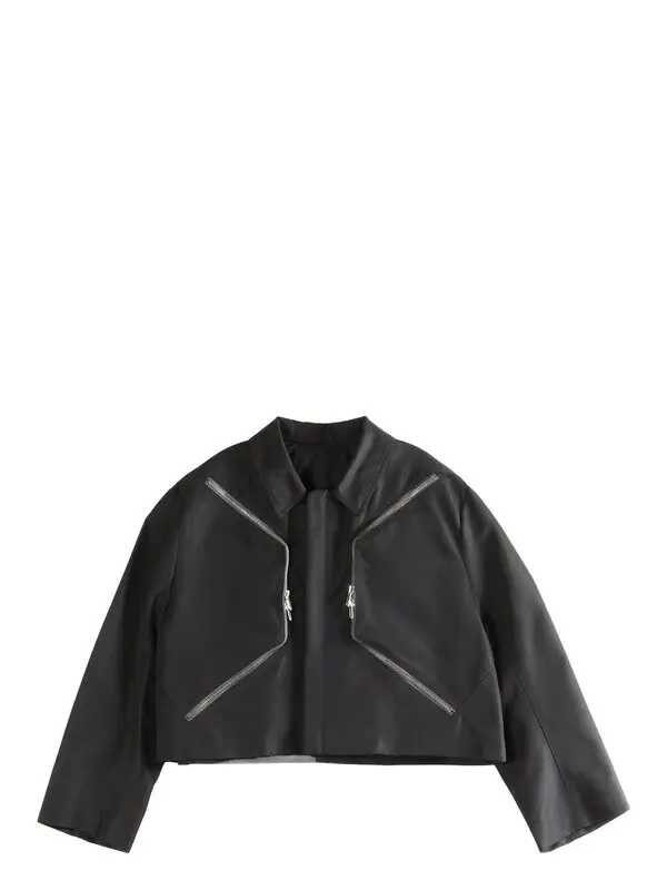 Rick Owens Heizer Mac Jacket - Black