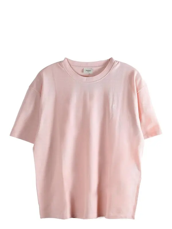 Saint Laurent Large Bord T-shirt - Pink
