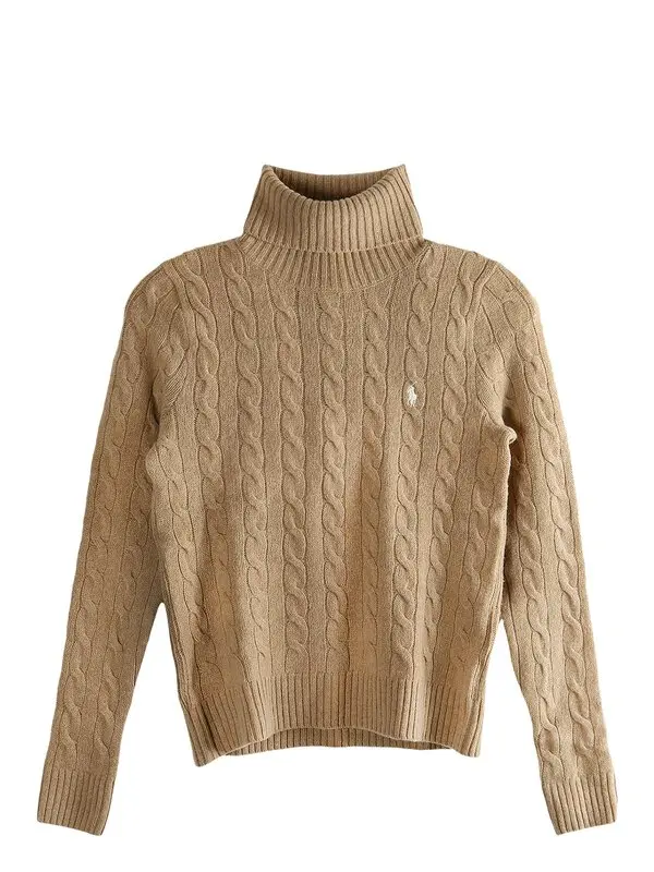 Polo Ralph Lauren Cashmere Long-sleeve Pullover - Tan