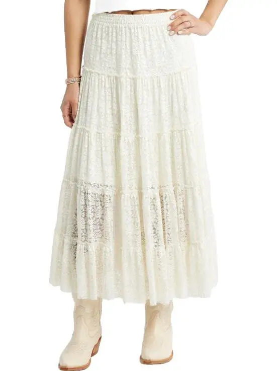 Bp. Lace Maxi Skirt - Ivory