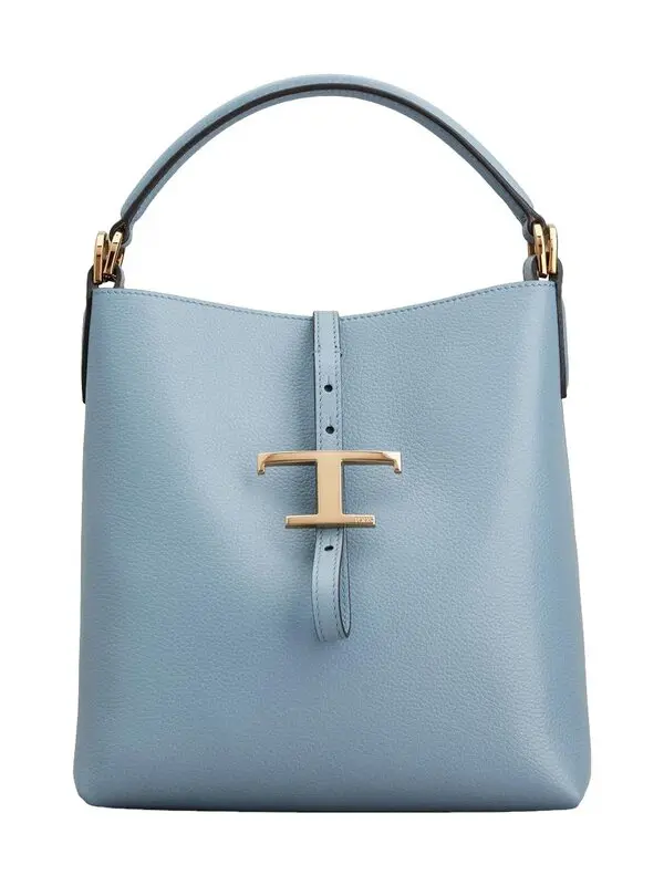 TOD'S Leather Handbag - Carta Zucc. Chiaro
