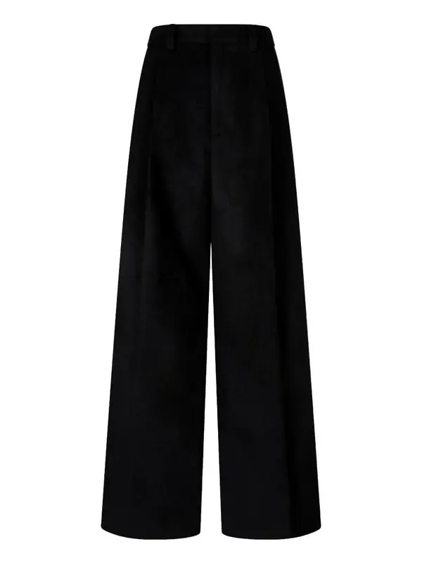 STUDIO TOMBOY Pleated Zip-fastening Trousers - Black