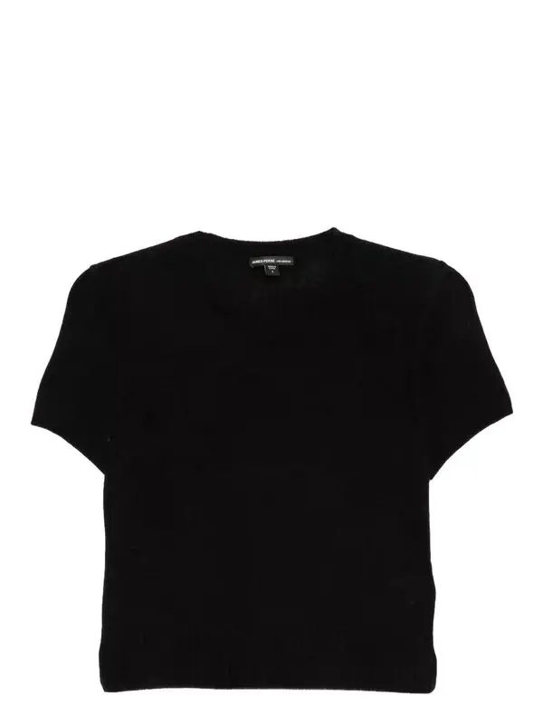 JAMES PERSE Cashmere Short-sleeved T-shirt - Black