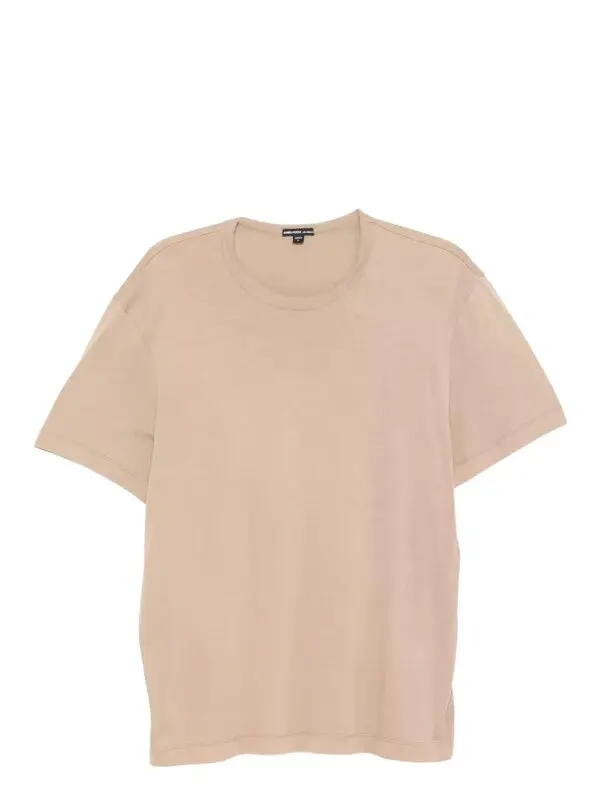 JAMES PERSE Crew Neck T-shirt - Neutrals