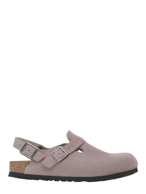 BIRKENSTOCK Tokio Suede Clogs - Faded Purple