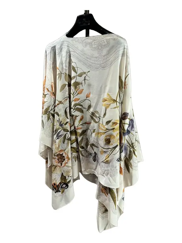 Etro Floral Poncho - Multicolor