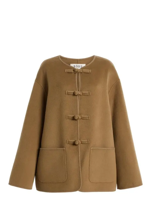 RÓHE Marie Wool Jacket - Brown