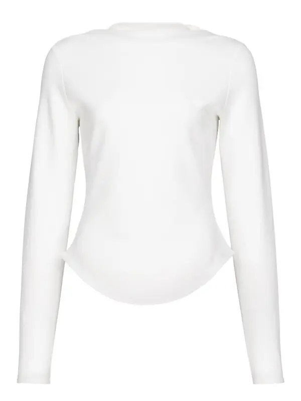 Alaïa Tailored Cotton-blend Top - White