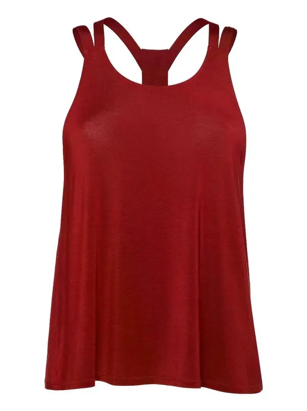 ERES Allyson Crew-neck Tank Top - Red