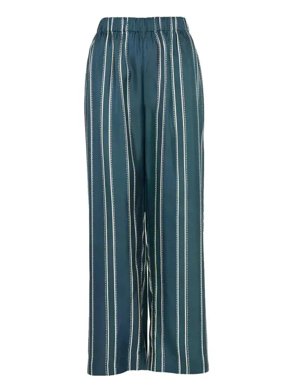 ERES Oolong Straight Leg Pants - Blue