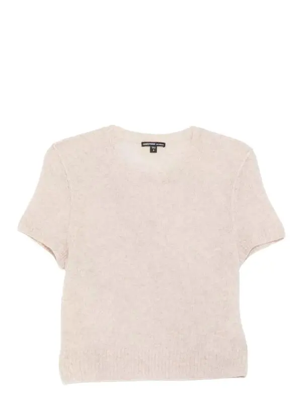 JAMES PERSE Lightweight Textured Top - Neutrals