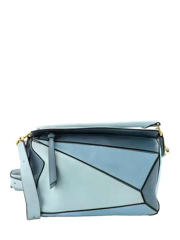 Loewe Puzzle Bag Small Satchel - Blue