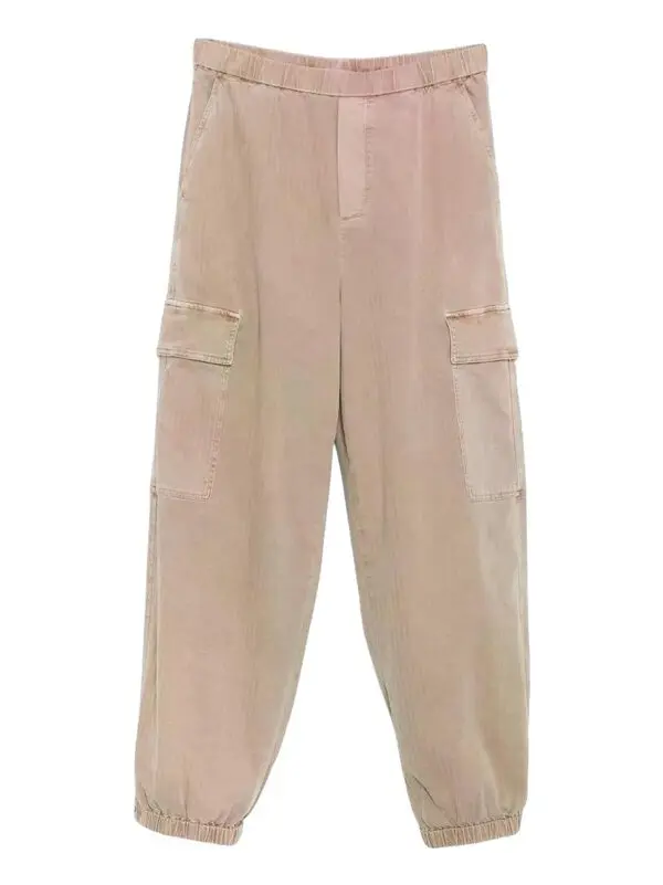 JAMES PERSE Herringbone Trousers - Neutrals