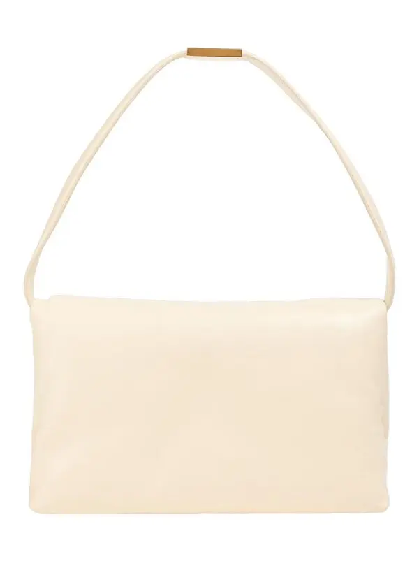 Marni Prisma Leather Shoulder Bag - Ivory