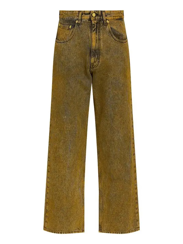 MAISON MARGIELA Denim Jeans - Mustard