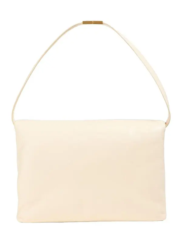 Marni Prisma Leather Shoulder Bag - Ivory