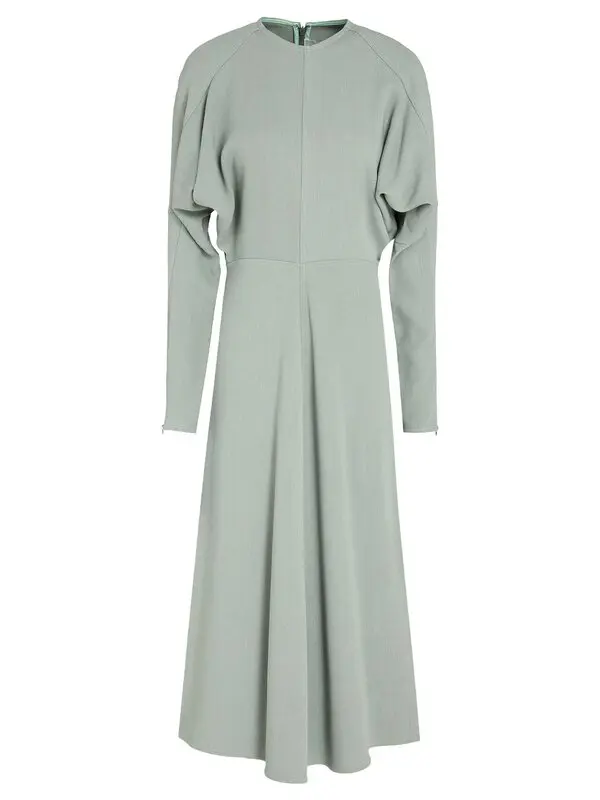 Victoria Beckham Crepe Midi Dress - Sage Green
