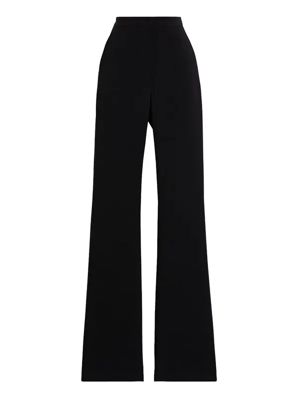 Altuzarra Sonny Crepe Bootcut Pants - Black