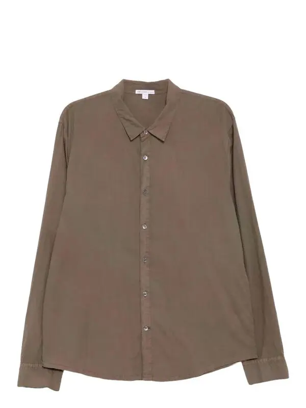 JAMES PERSE Standard Shirt - Brown