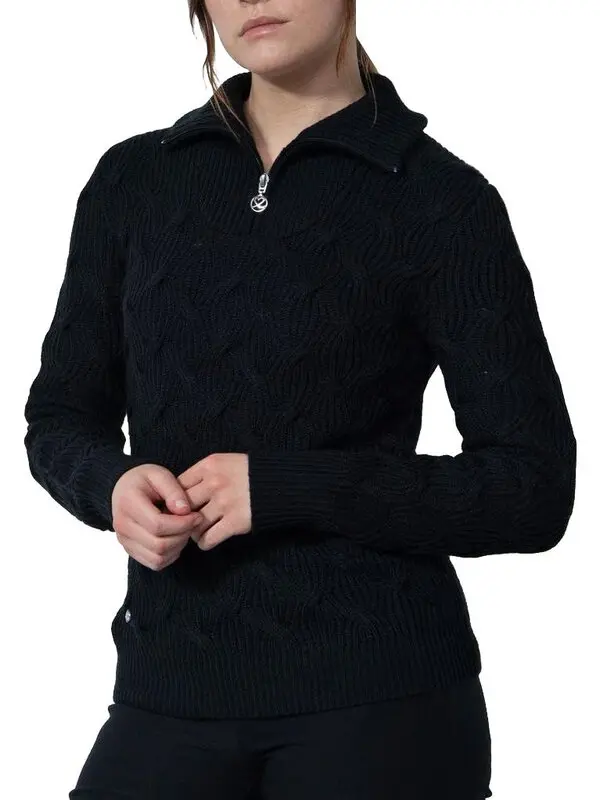 DAILY SPORTS Ermont Unlined Golf Sweater - Black