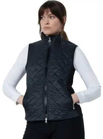 DAILY SPORTS Bonnie Padded Golf Vest - Black