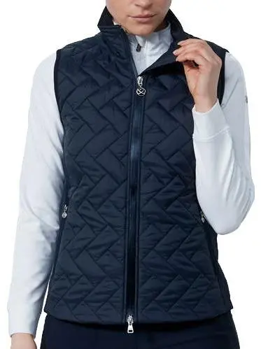 DAILY SPORTS Bonnie Padded Golf Vest - Navy