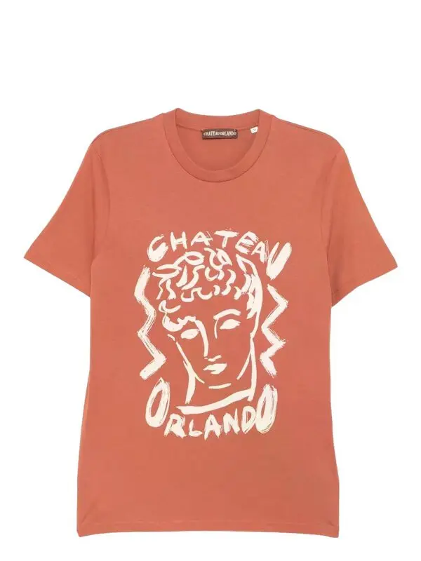 CHATEAU ORLANDO Graphic-print T-shirt - Red