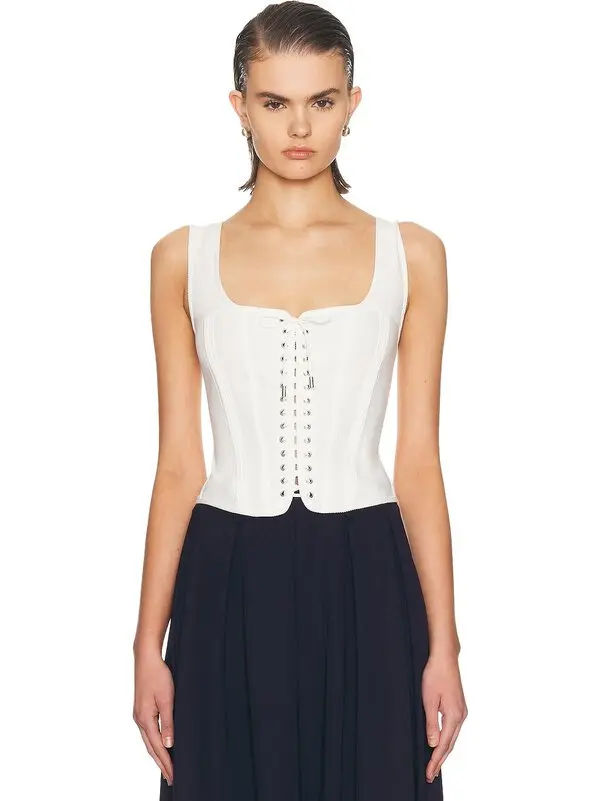 Ralph Lauren Kat Corset Top - Cream