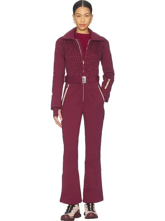 MY SUNDAY SKI Signature Ski Suit - Burgundy