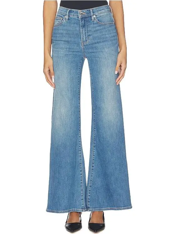 Veronica Beard Joplin High-rise Flare Jeans - Pool Party