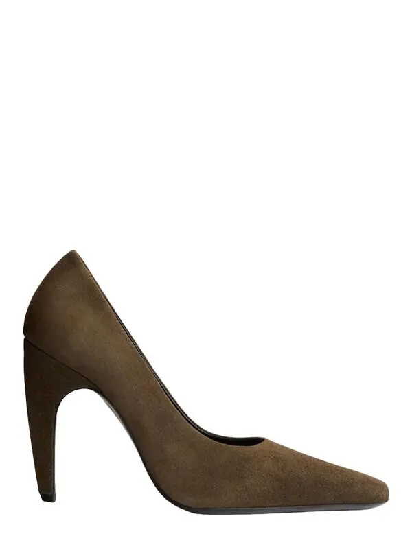 JUDE Fame Suede Pumps - Khaki