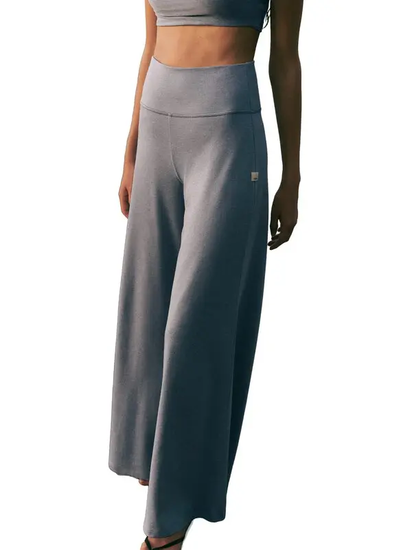 Vuori Halo Easy Wideleg Pants - Coastal Fog Heather