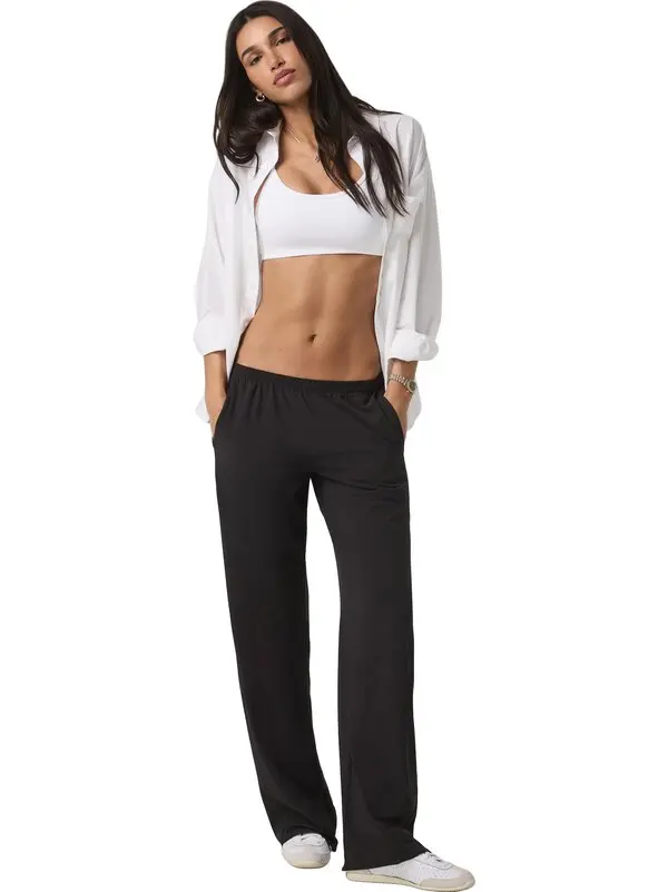 Vuori Villa Everyday Wideleg Pant - Black