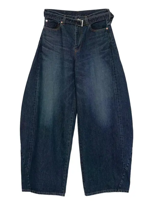 Sacai Belted Jeans - Blue