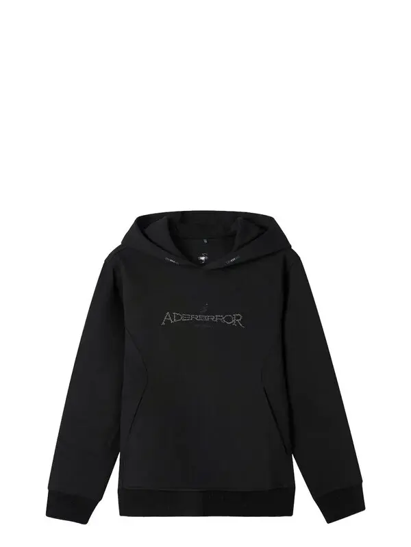 ADER ERROR Drawstring Hoodie - Black