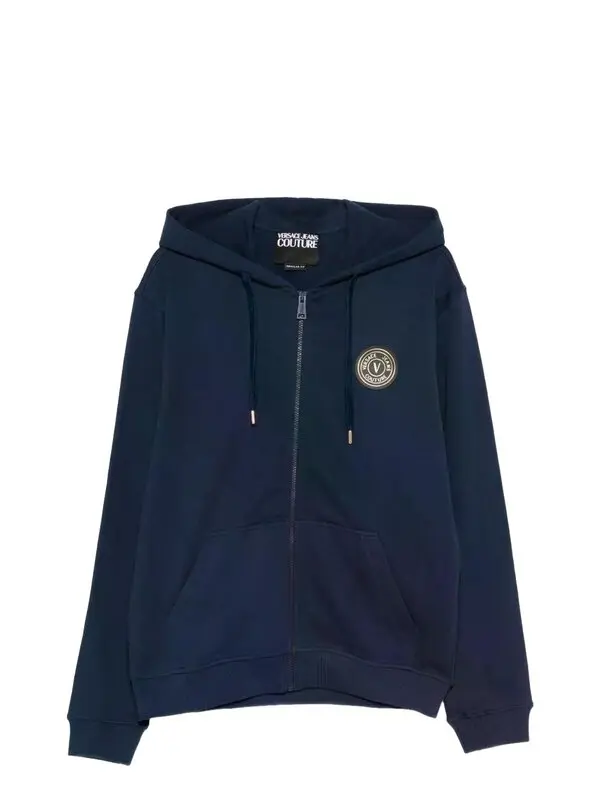 Versace Zip-fastening Hoodie - Blue