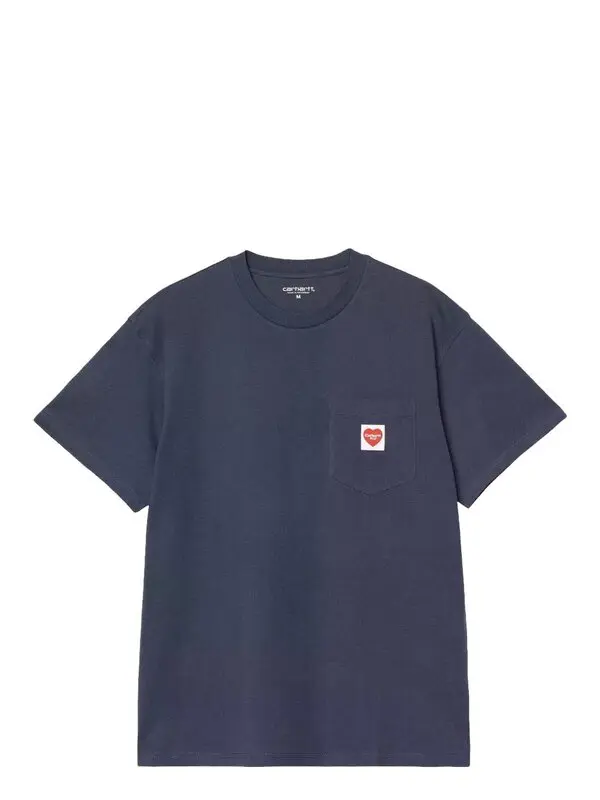 Carhartt Work In Progress Patch-pocket Cotton T-shirt - Blue