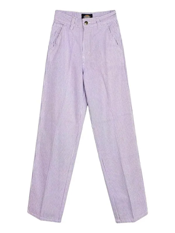 Dickies Striped-pattern Trousers - Purple