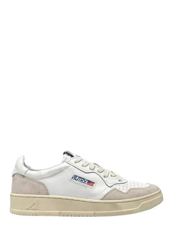 AUTRY Medalist Low-top Leather Sneakers - White