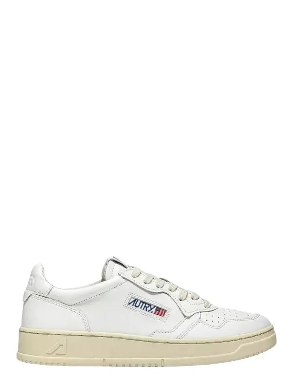 AUTRY Medalist Leather Sneakers - White