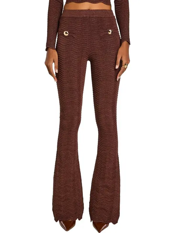 Retrofete Joliet Knit Pant - Metallic Chocolate